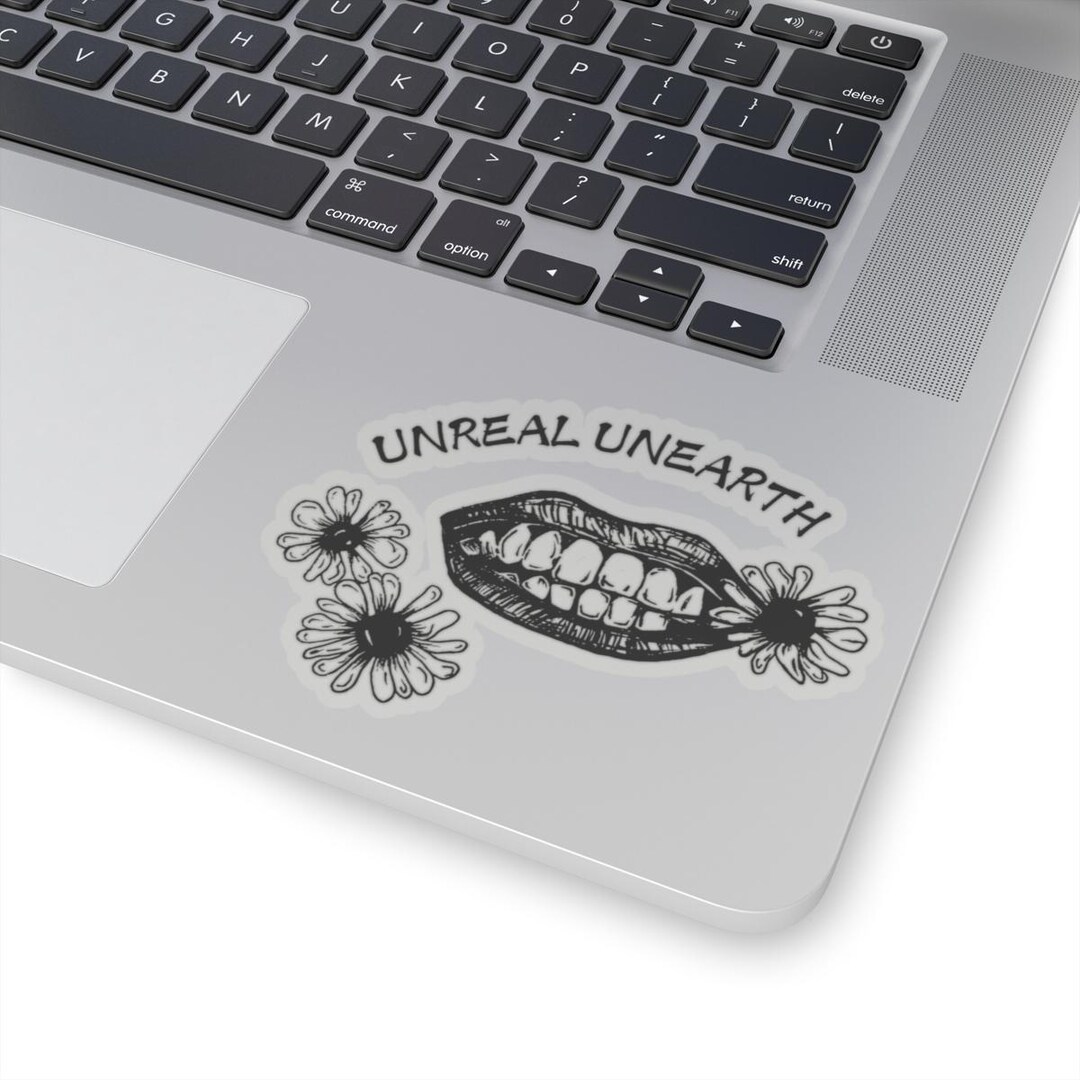Unreal Unearth Hand Drawn KISS Cut Sticker - Etsy