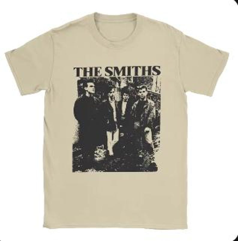 Rare the Smiths 80s Band Graphic Tee, Vintage Indie Rock Music Shirt ...