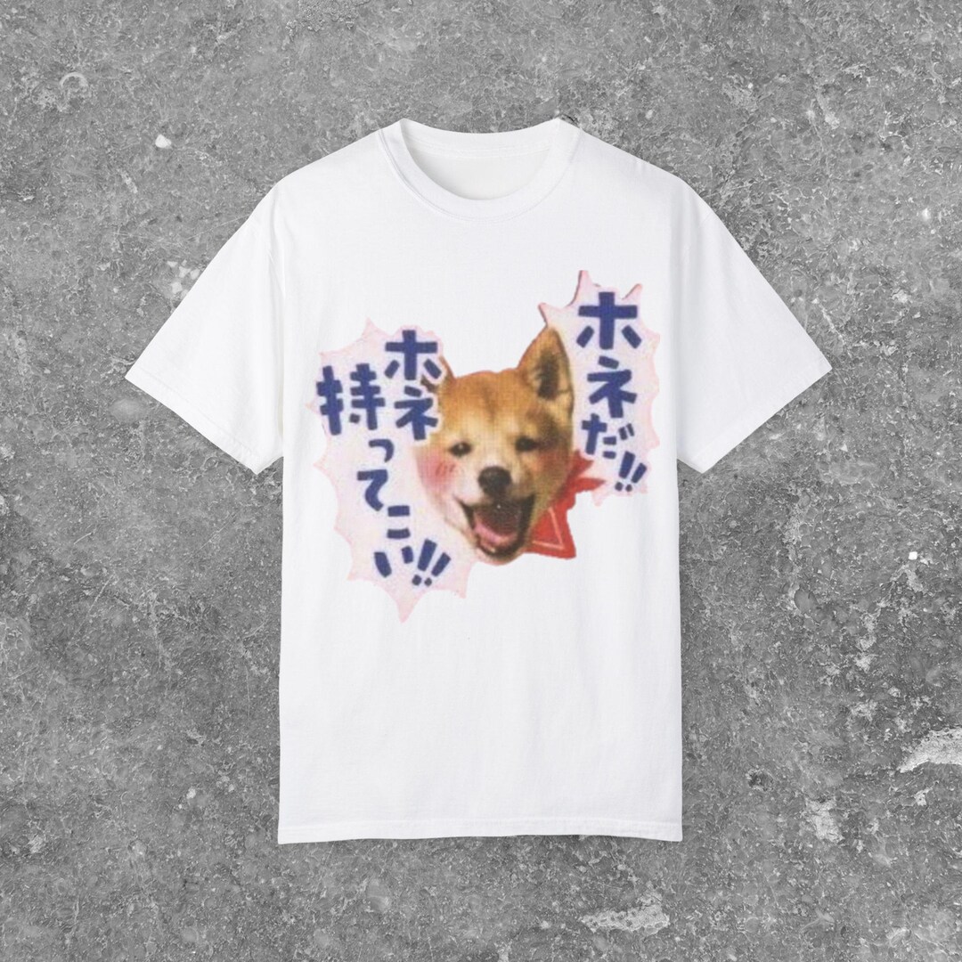 Shiba Inu Meme Dog Shirt, Kawaii Japanese Doggo Graphic Tee, Funny ...