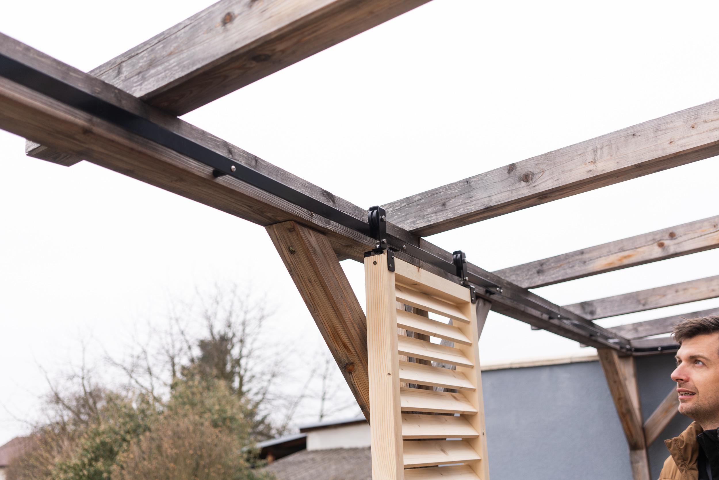 Rail for Wooden Slats Privacy Screen - Etsy