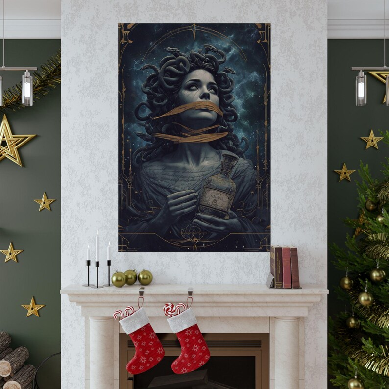 Medusa Aqua Tofana Vertical Poster, Anti-trump 4B Movement Our Body Our ...