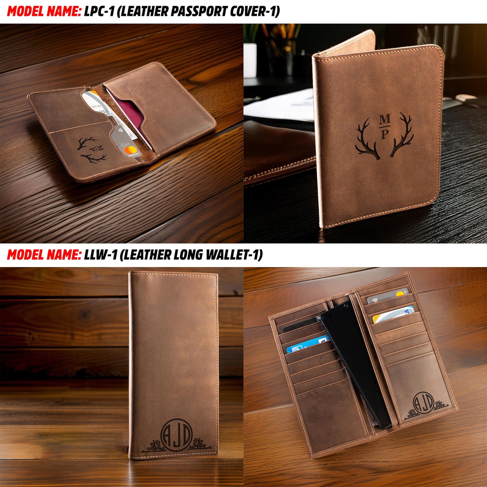 Genuine Leather Credit Card Wallet, Credit Card Wallet Wallet Men ...