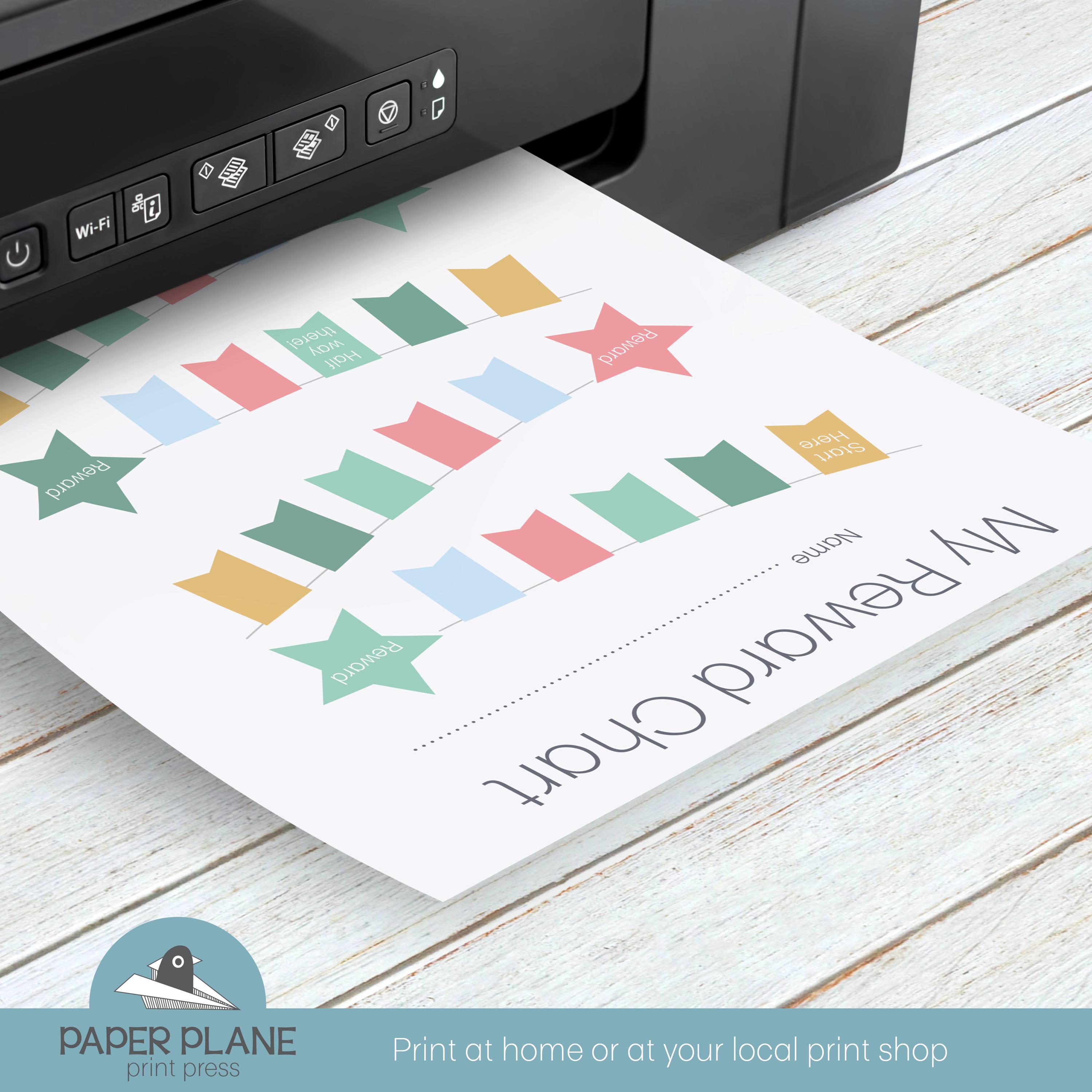 Cuadro de recompensas imprimible para niños, cuadro de pegatinas para ...