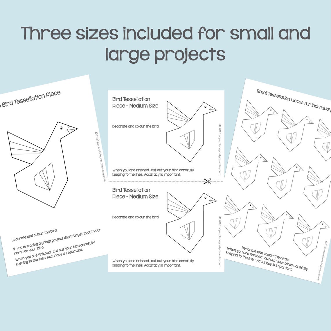 Tessellation Art Project for Kids | Math Craft Printable | STEAM ...
