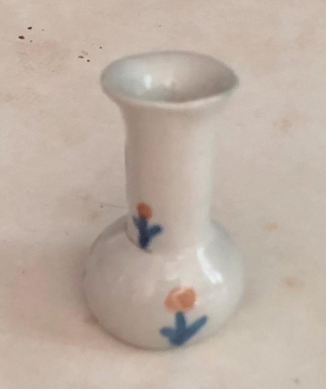 Vintage Ceramic Mini Bud Vase - Etsy