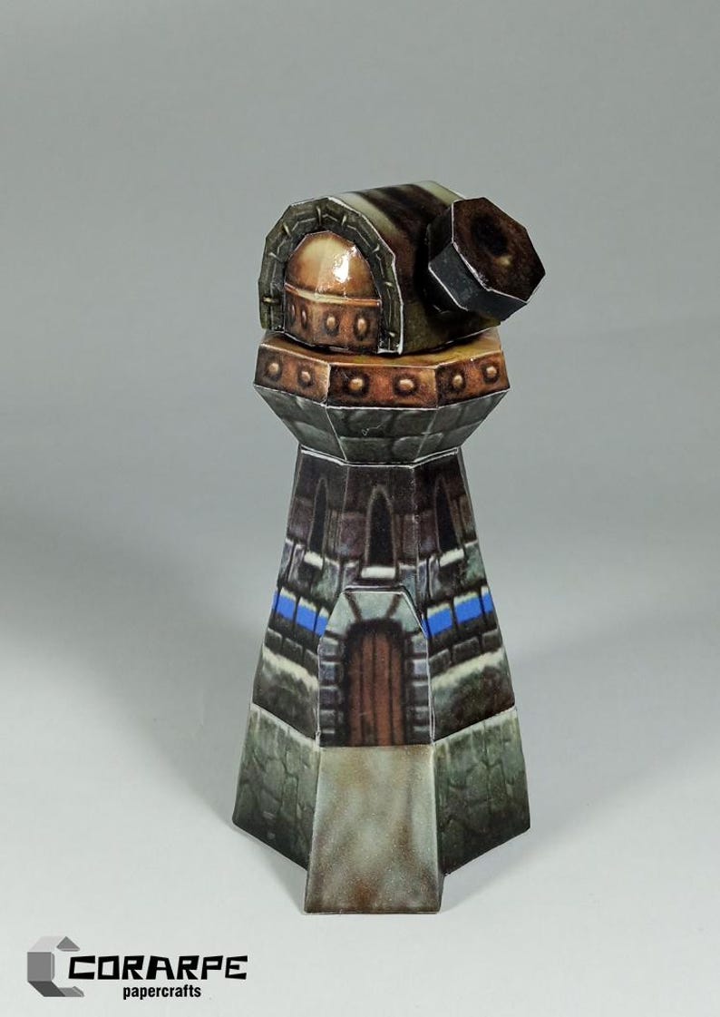 Papercraft Warcraft 3 Human Tower - Etsy