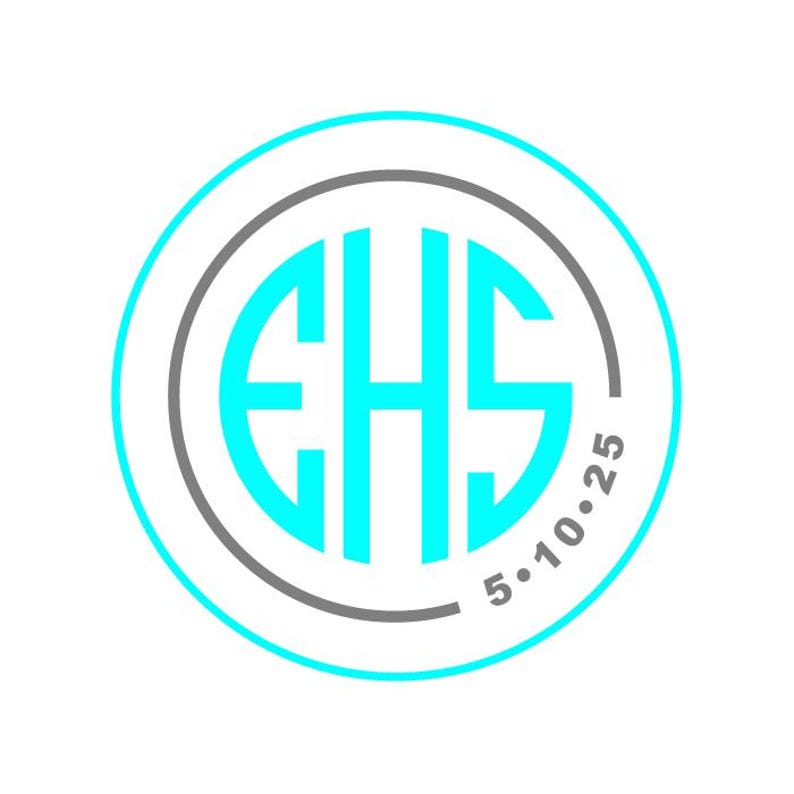 Semi-custom Modern Monogram Event Logo - Etsy