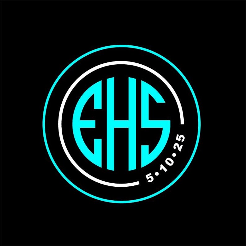 Semi-custom Modern Monogram Event Logo - Etsy