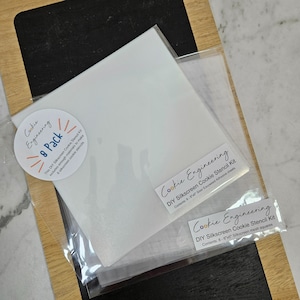 DIY Silkscreen Cookie Stencil Kit, Silkscreen Cookie Stencil Kit - Etsy