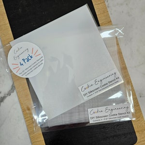 DIY Silkscreen Cookie Stencil Kit, Silkscreen Cookie Stencil Kit - Etsy