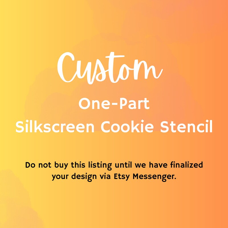 Cookie Stencil Custom - Etsy