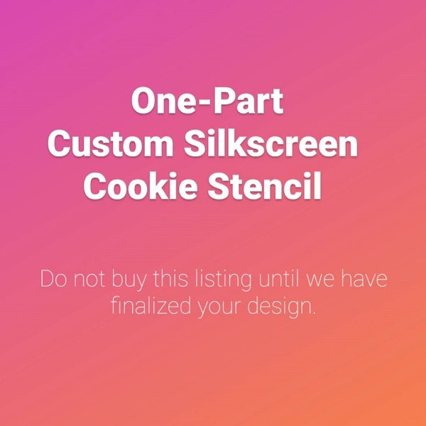 Cookie Stencil - Etsy