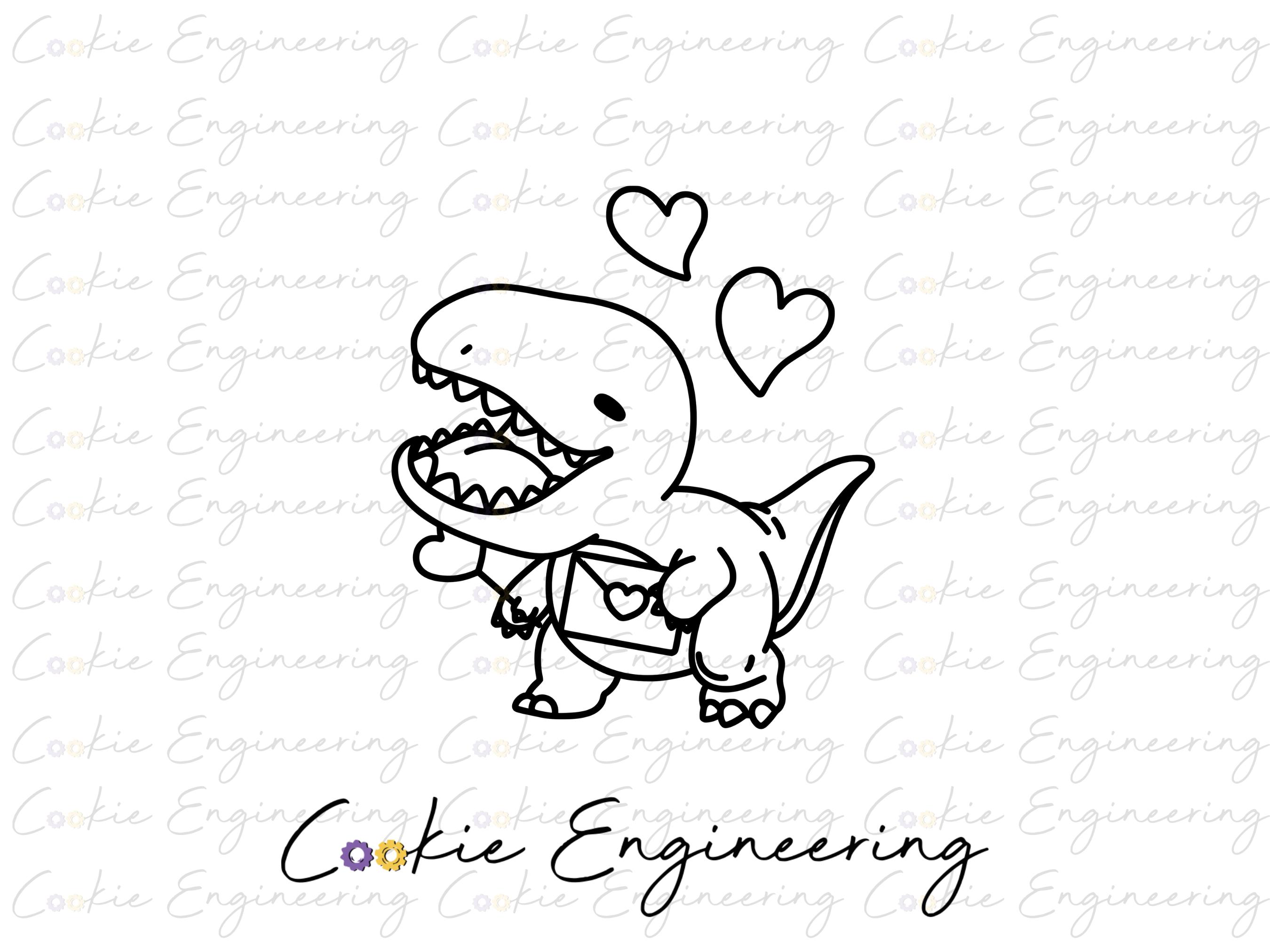 Valentine's Day PYO - Paint Your Own Cookie Digital Print Files for ...
