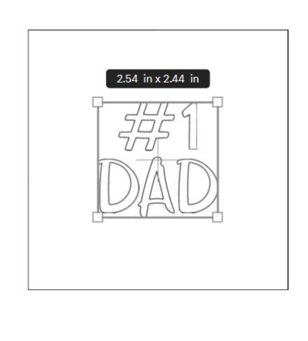 Minimalist "#1 Dad" Silkscreen Cookie Stencil | Simple Father's Day ...