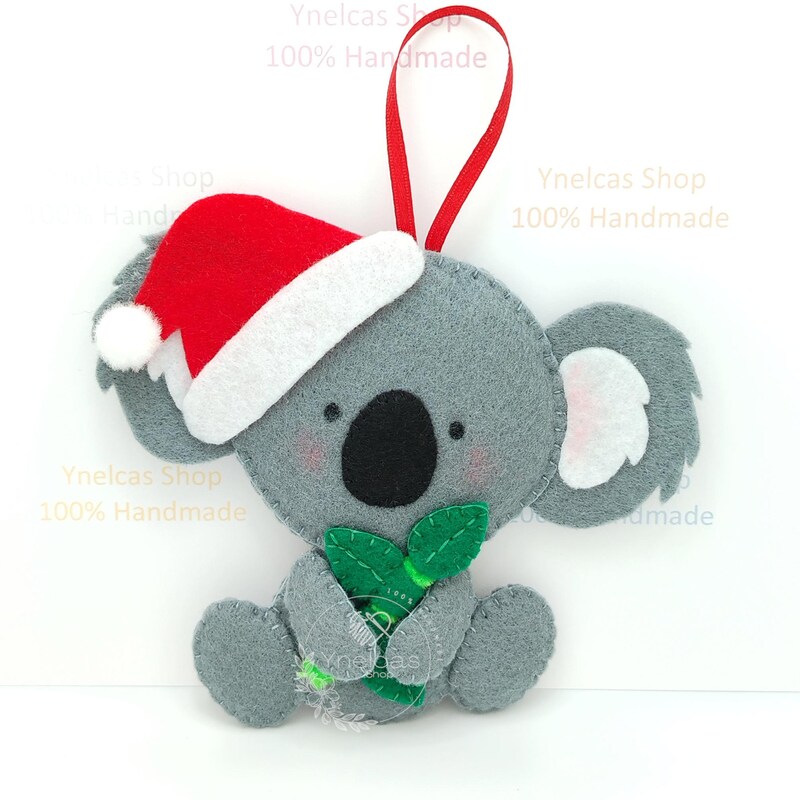 Christmas Koala - Etsy