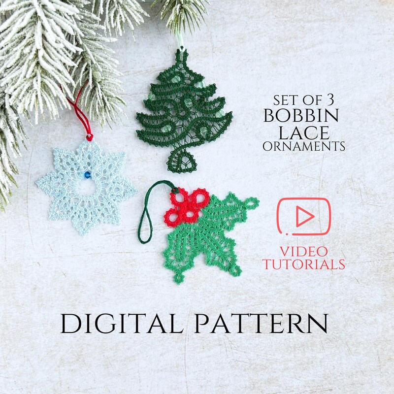 Lace Snowflakes - Etsy