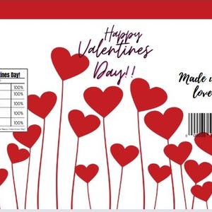 22 Valentine's Day Chip Bag Template , Valentine's Day Favor Bag ...