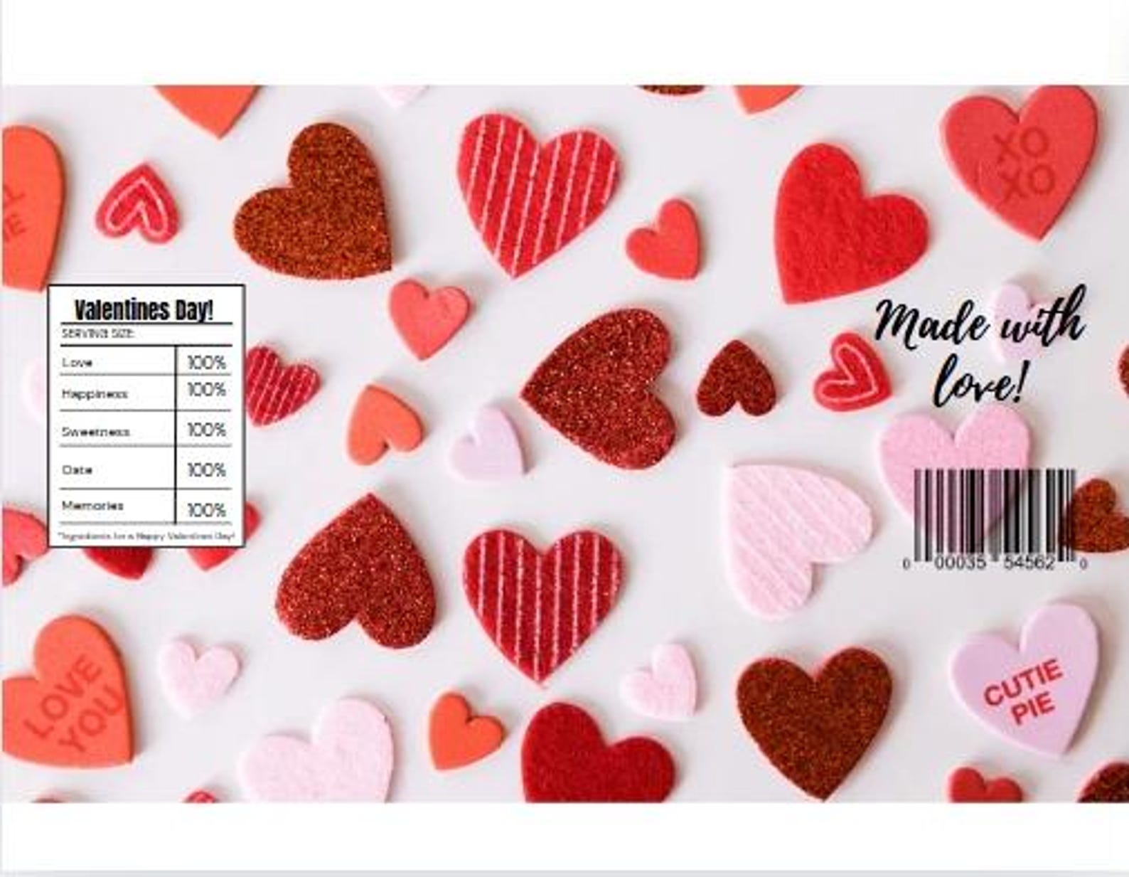 22 Valentine's Day Chip Bag Template , Valentine's Day Favor Bag ...