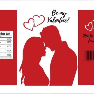 22 Valentine's Day Chip Bag Template , Valentine's Day Favor Bag ...