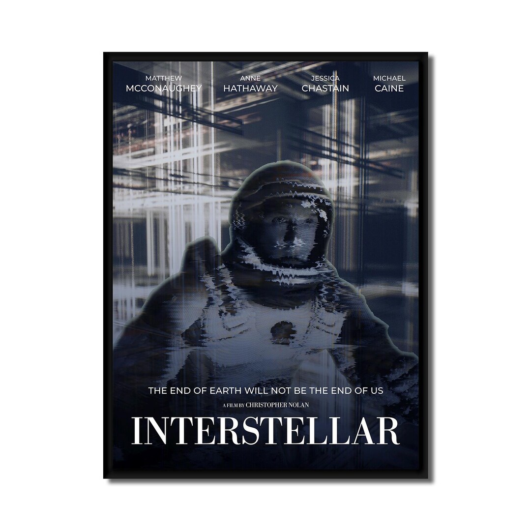 Interstellar Movie Poster - Etsy