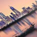 Kuwait Cityscape Wall Art - Kuwait City Skyline Canvas Print, Modern ...