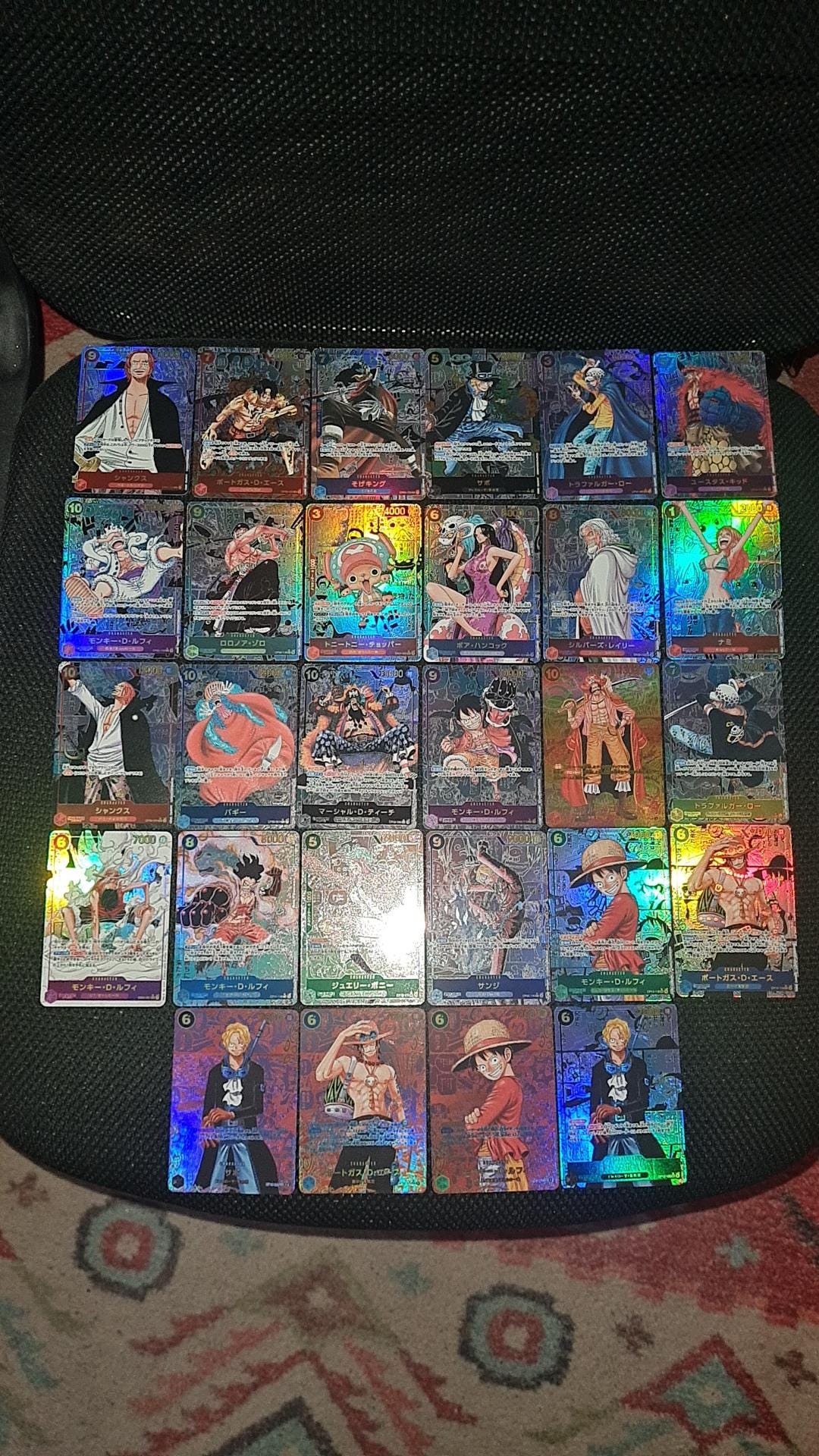 Complete Set of 28 One Piece Manga Cards, Japanese Version, Custom ...