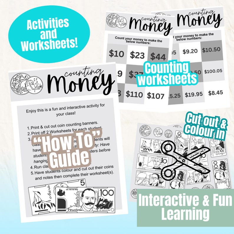 Counting Money LESSON PLAN BUNDLE Presentation, Activities and ...