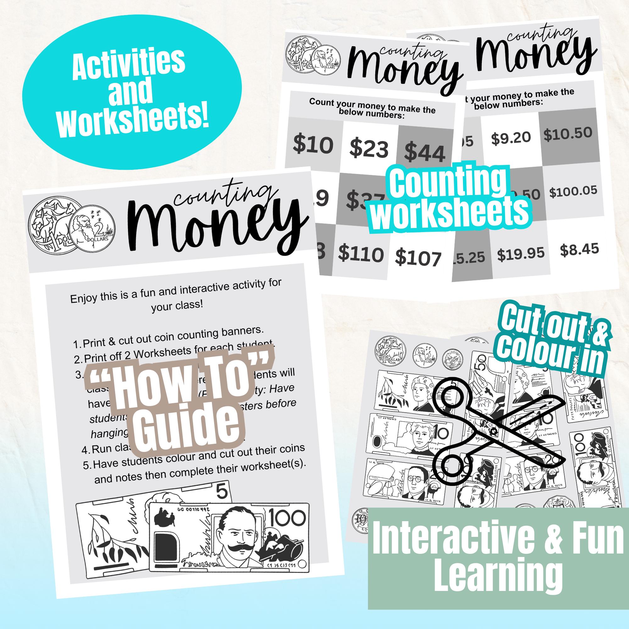 Counting Money LESSON PLAN BUNDLE Presentation, Activities and ...