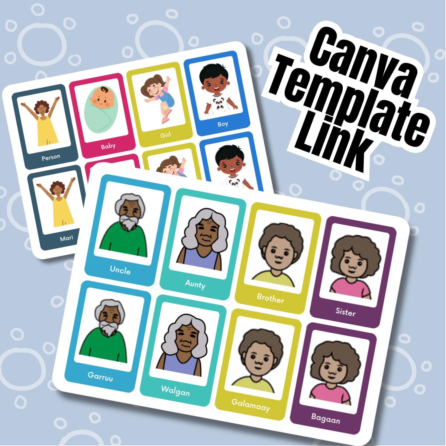 Aboriginal Language Flash Cards NAIDOC Resource - Kamilaroi Gamilaraay ...