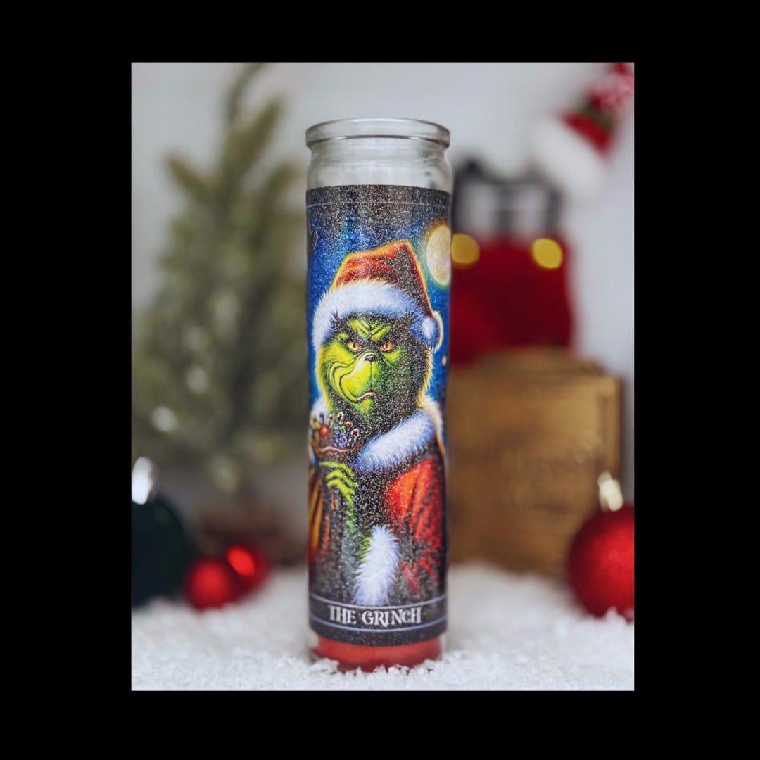 The Grinch Who Stole Christmas Votive Candle Whimsical Holiday Candle ...