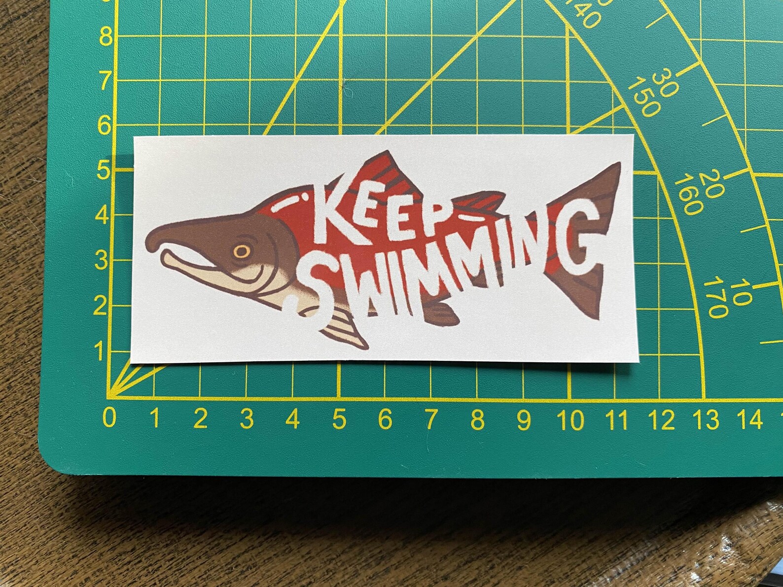 Motivational Fishes Sticker - Etsy