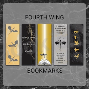 Printable Bookmarks Fourth Wing | Iron Flame | Digital Download ...