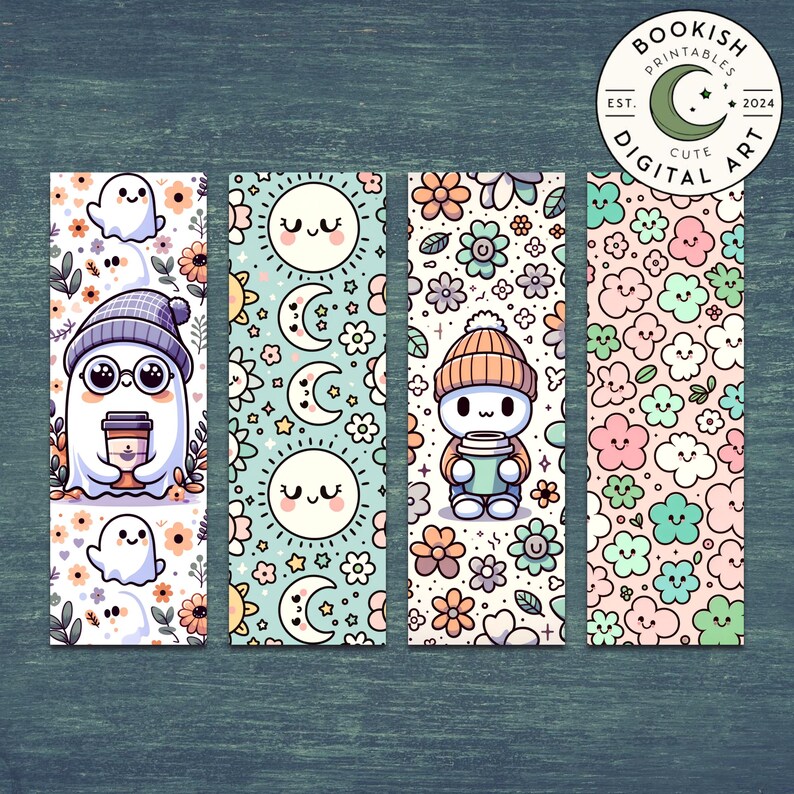 Digital Bookmark | Printable Digital Bookmarks | Instant Download | PDF ...