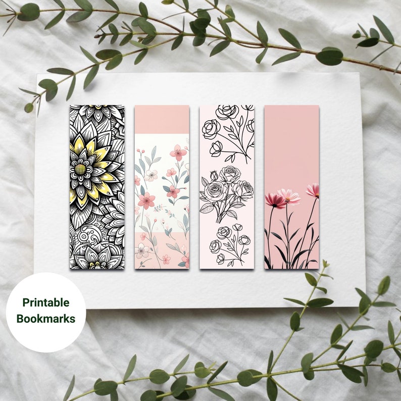 Digital Bookmark | Printable Bookmarks | Instant Download | PDF ...