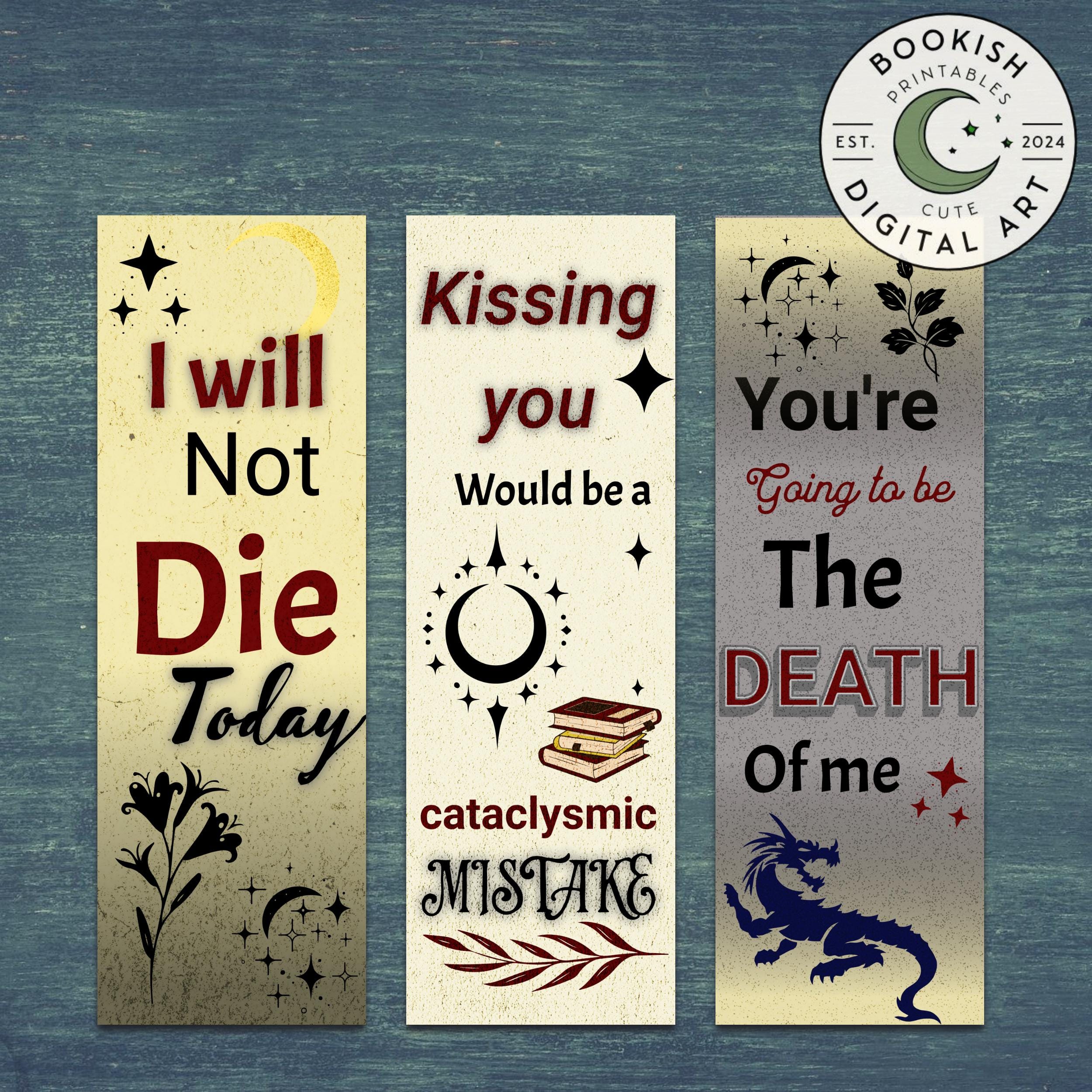 Digital Bookmark | Printable Bookmarks | Instant Download | PDF ...