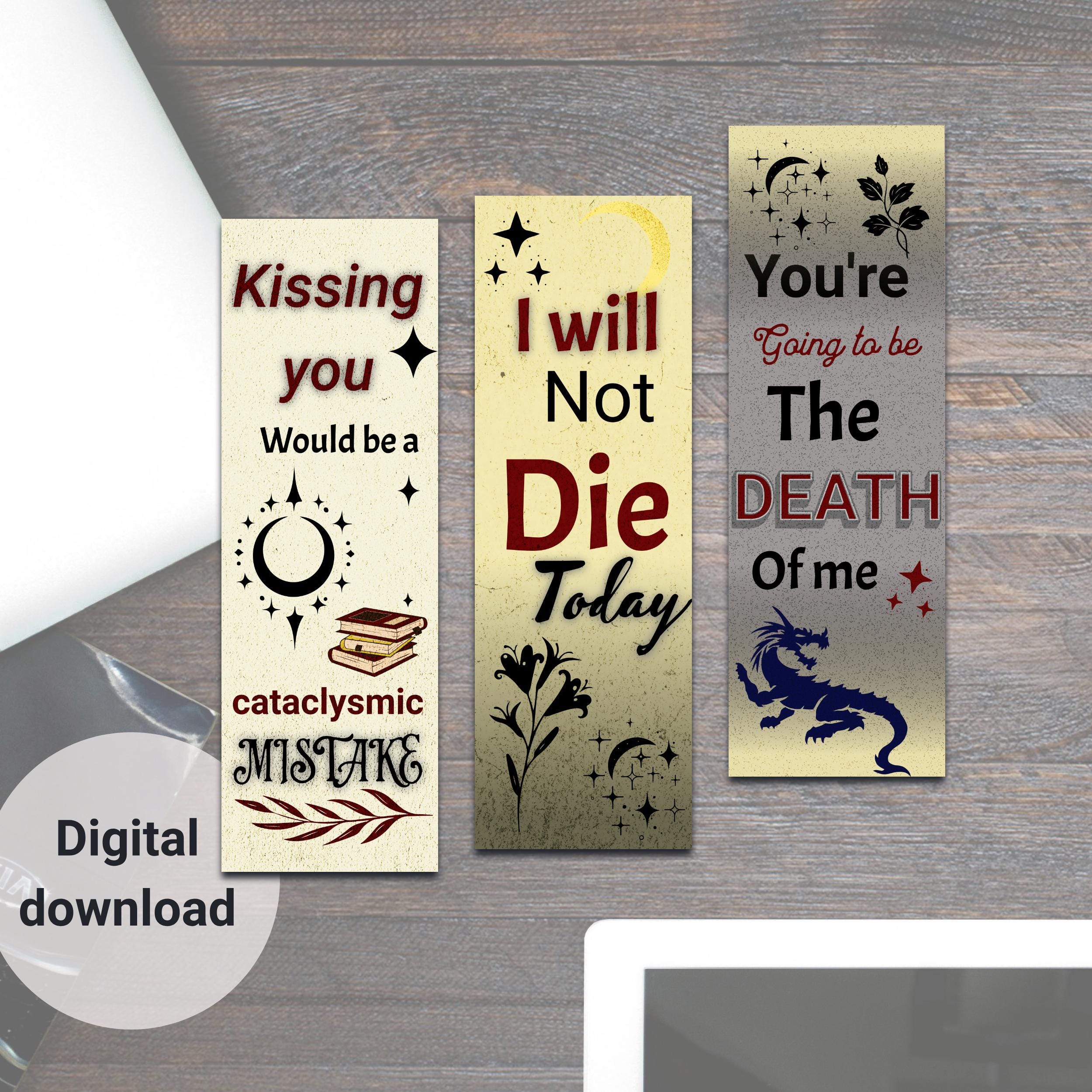 Digital Bookmark | Printable Bookmarks | Instant Download | PDF ...