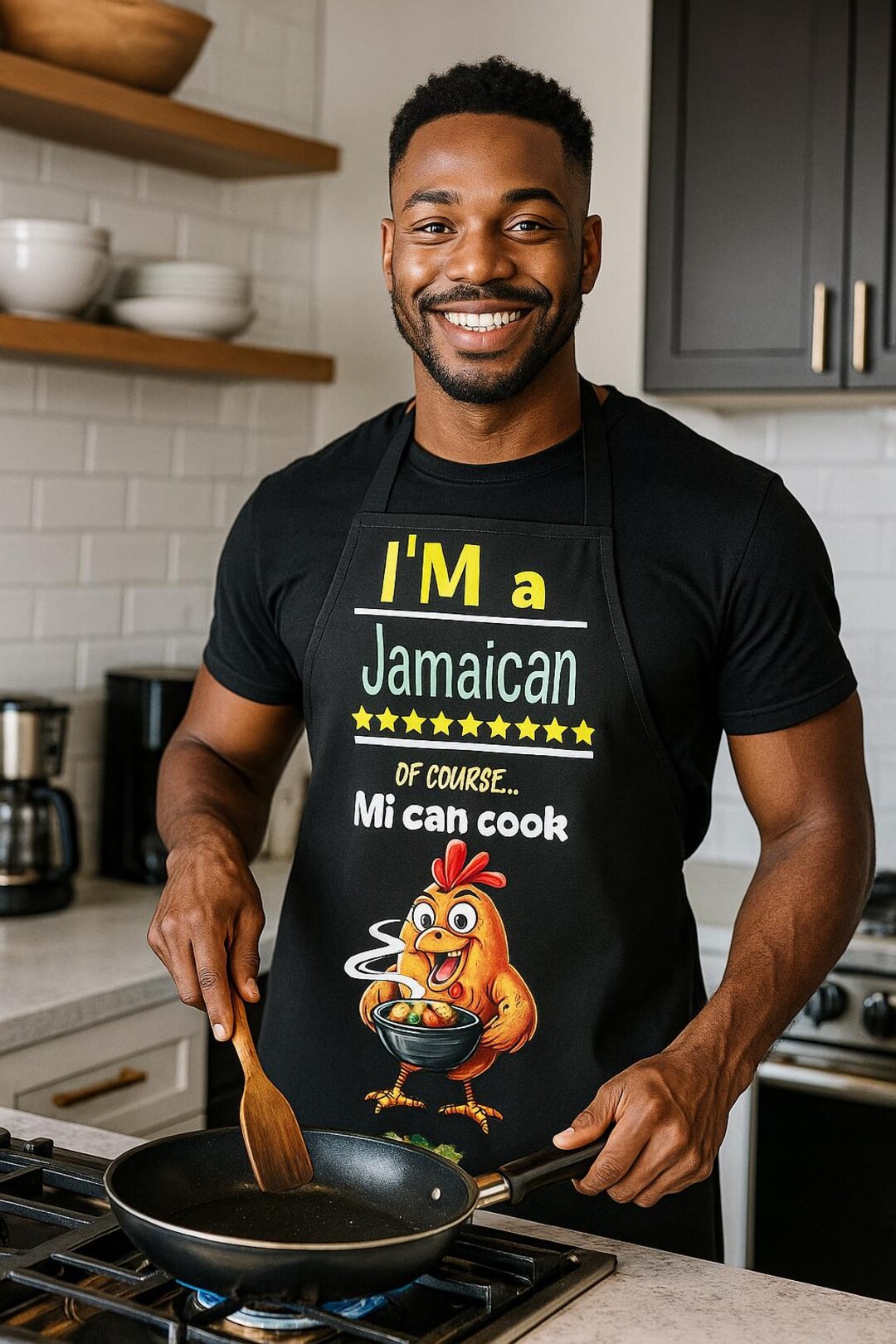 Jamaican Cooking Apron: Reggae Kitchen Chef Gift - Etsy