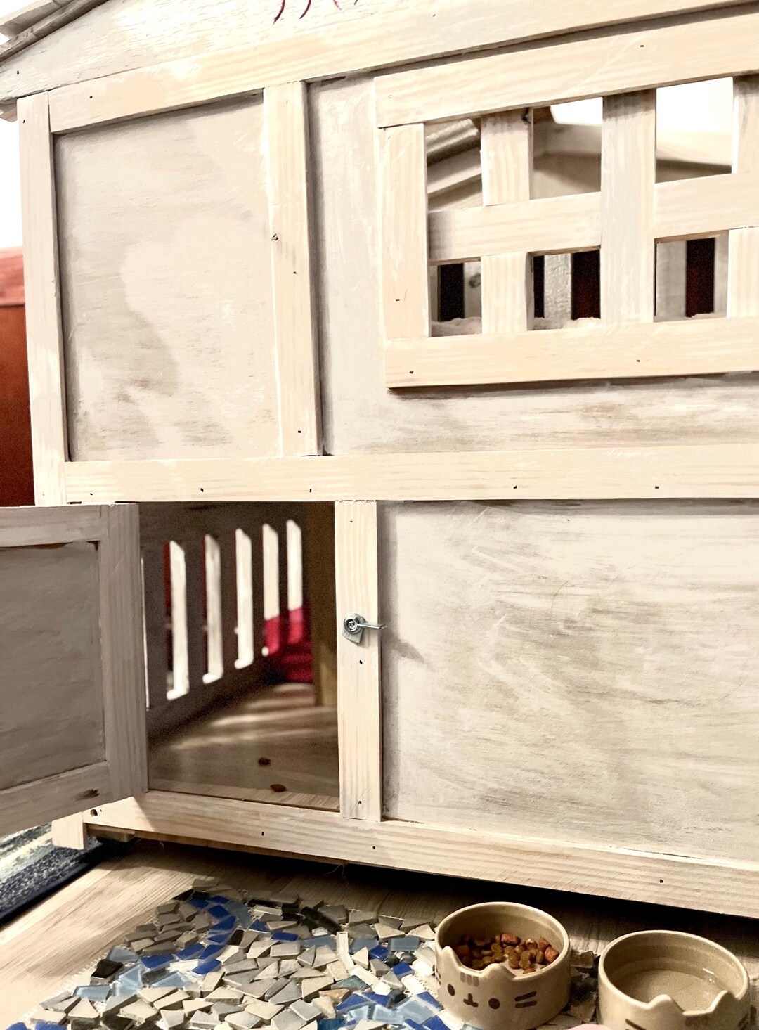 Small Pet House for Indoor/ Outdoor Small Pet House With Scratching ...