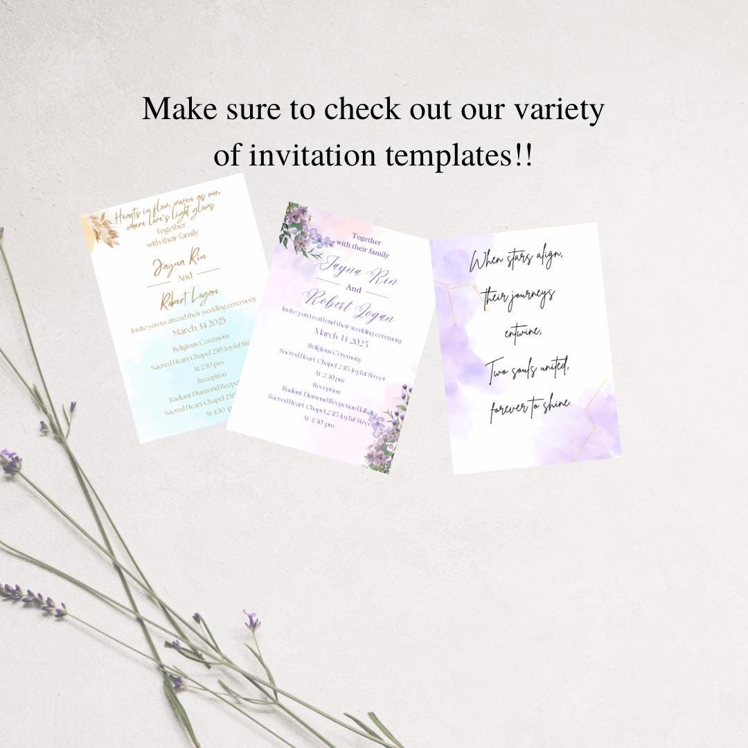 Medieval Themed Inivitation Card Template for Weddings Invitation With ...
