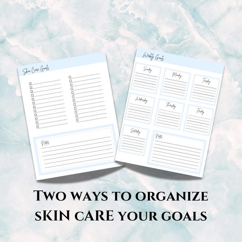 Skincare Routine Template Simple Chart With Recomended Skincare Routine ...