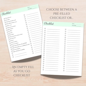 Simple Event Planning Template for Event Organization Template for ...