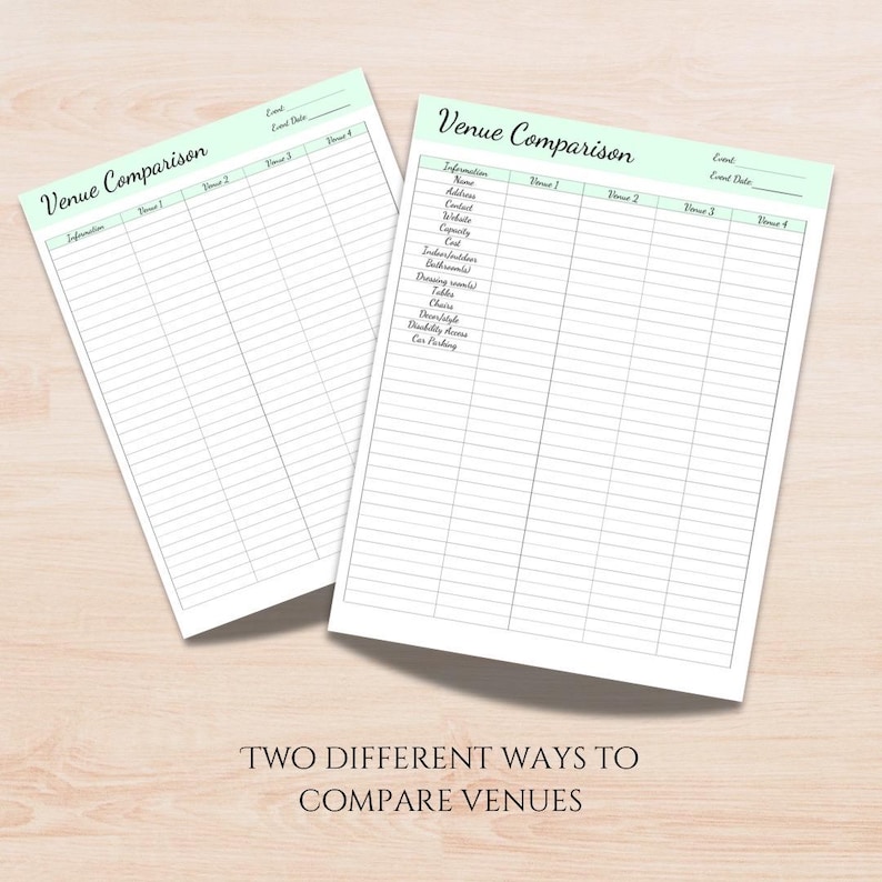 Simple Event Planning Template for Event Organization Template for ...