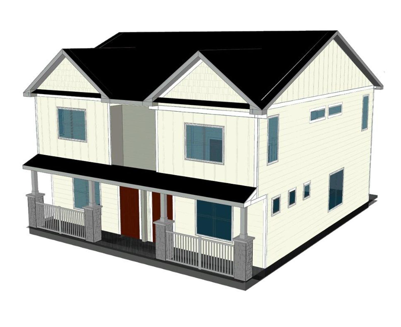 Townhouse Duplex 2 BR / 2BA (1,000sf) Perfect for Resident/landlord ...