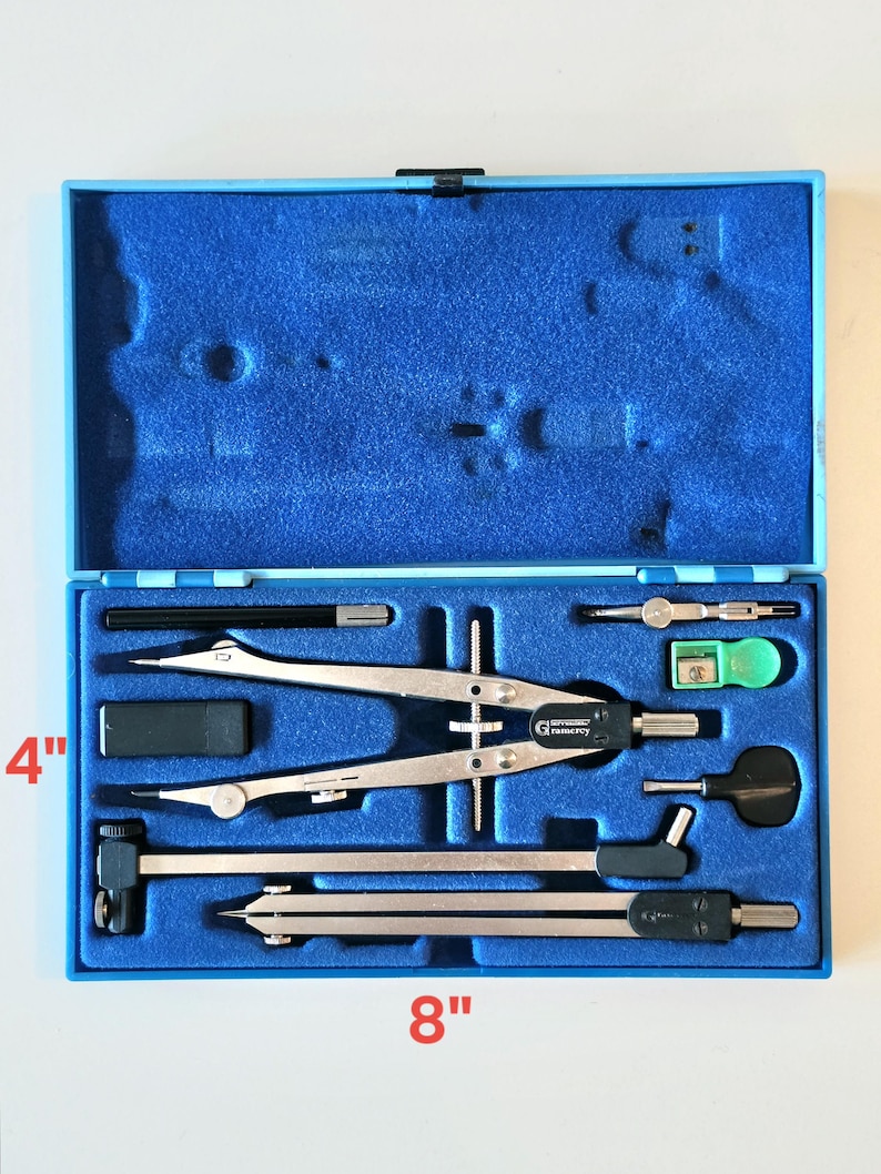 Vintage Gramercy M08A Drafting Tool Set Germany, Mid Century Precision ...