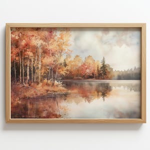 Fall Print Set | Watercolor & Illustrated Fall Paintings (watercolor ...