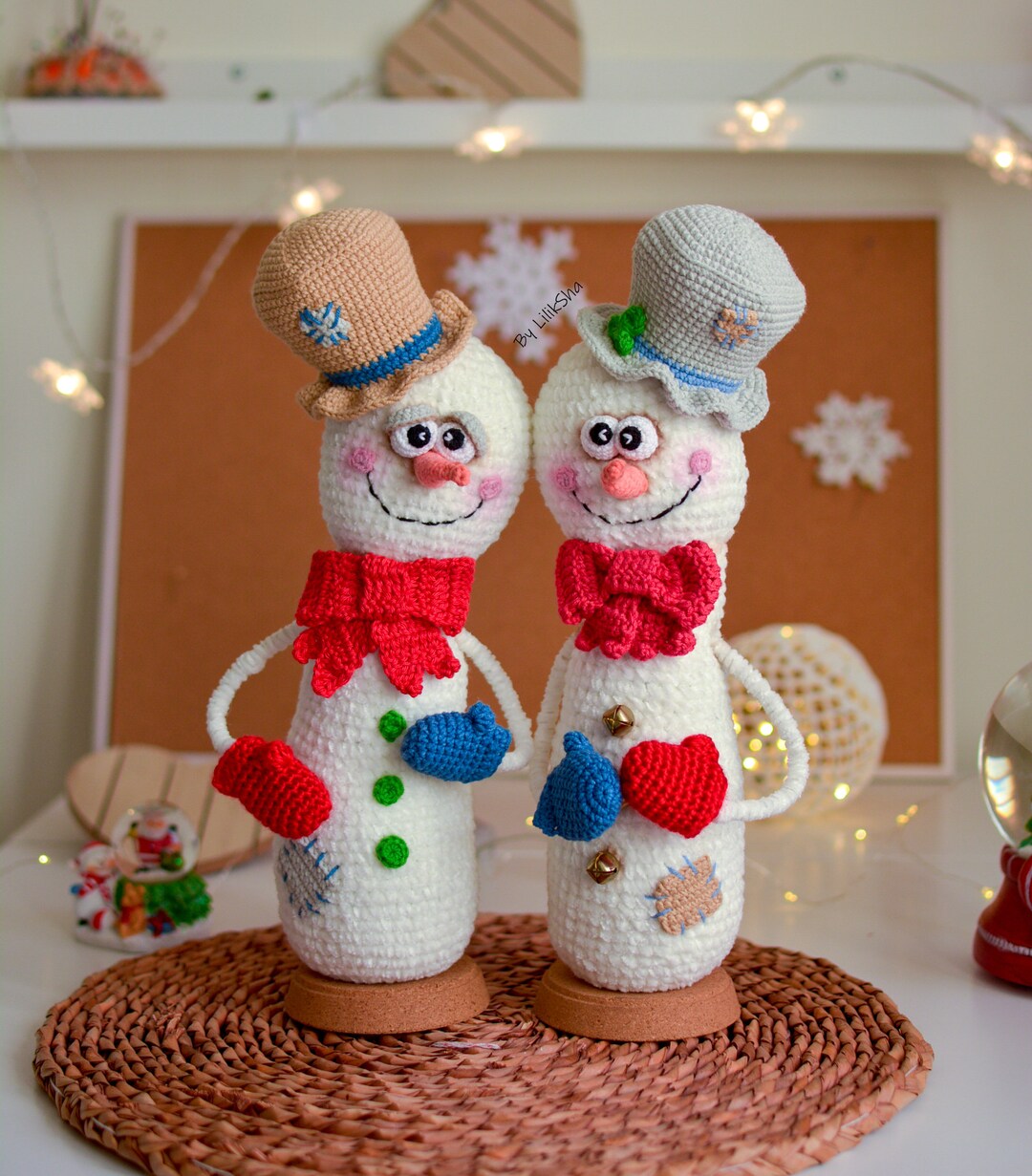 English-only Crochet Pattern Snowmen Crochet Amigurumi Crochet ...