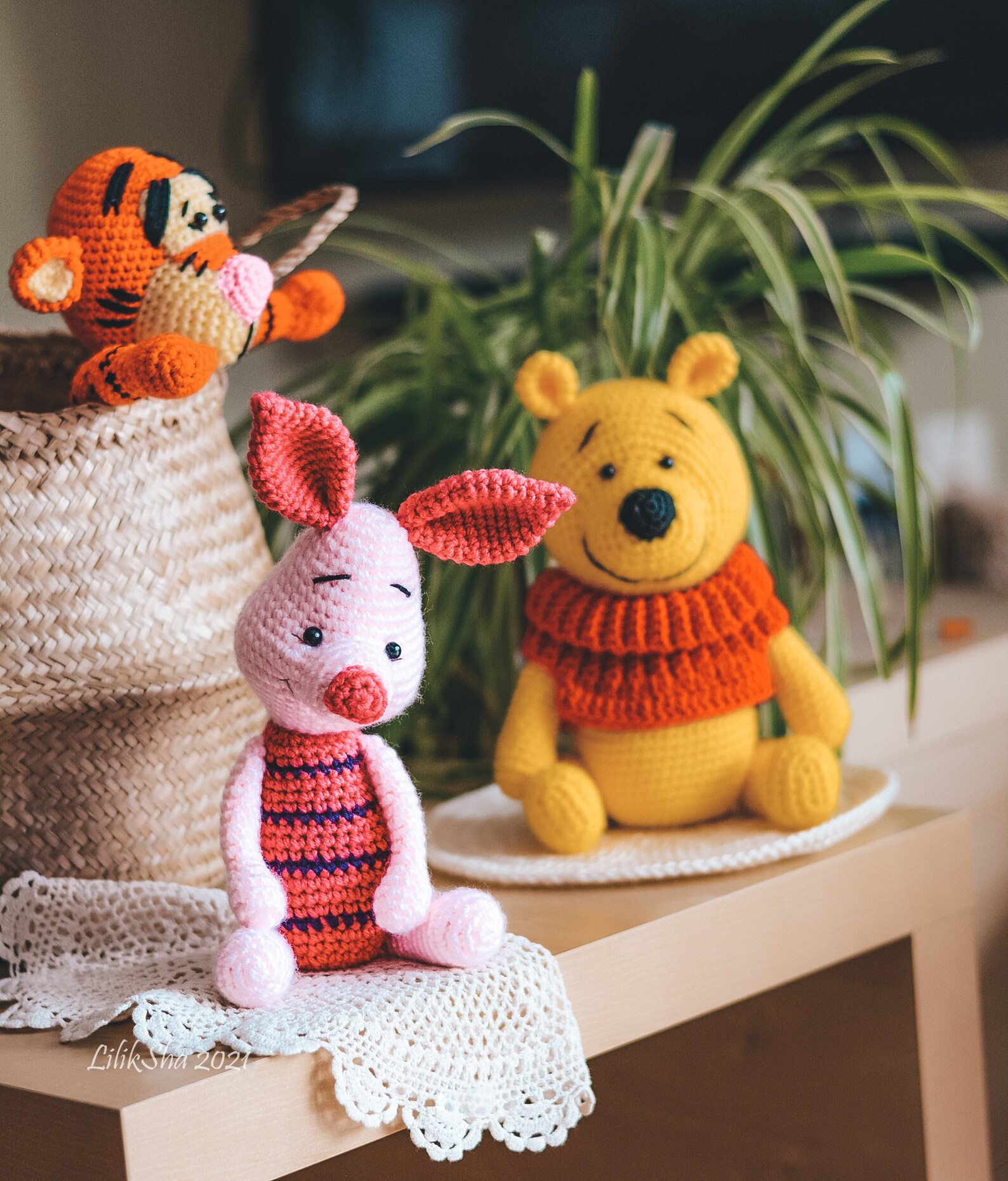 PATTERN!-EN. 3-in-1 WINNIE the Pooh, Piglet and Tigger - Amigurumi ...