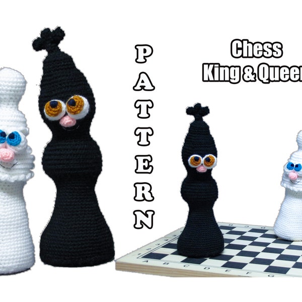 Crochet Chess King Pattern - Etsy