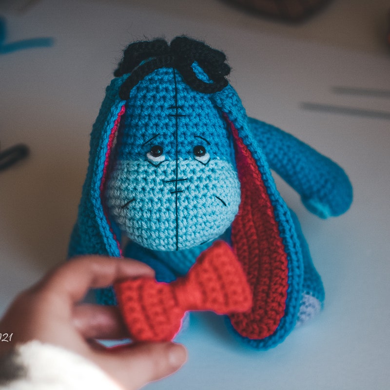 Crochet Eeyore Pattern - Etsy