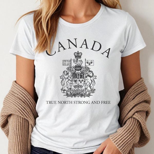 Canada Fitted Shirt - Etsy UK